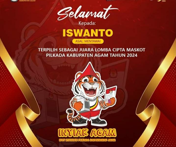 Lomba Maskot Pilkada Agam, Disainer Asal Mentawai Juara – kaba12